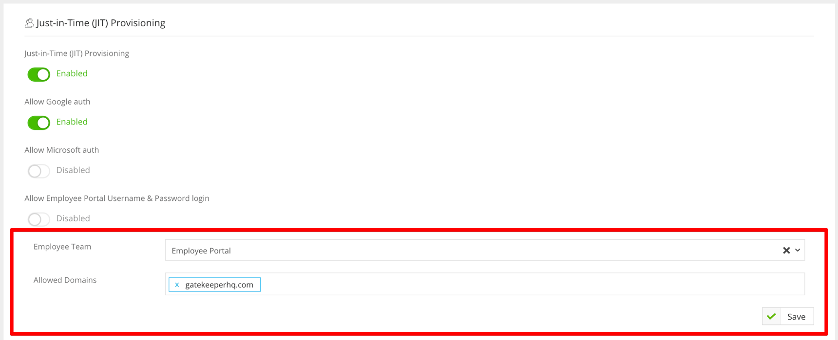Just-in-Time (JIT) Provisioning